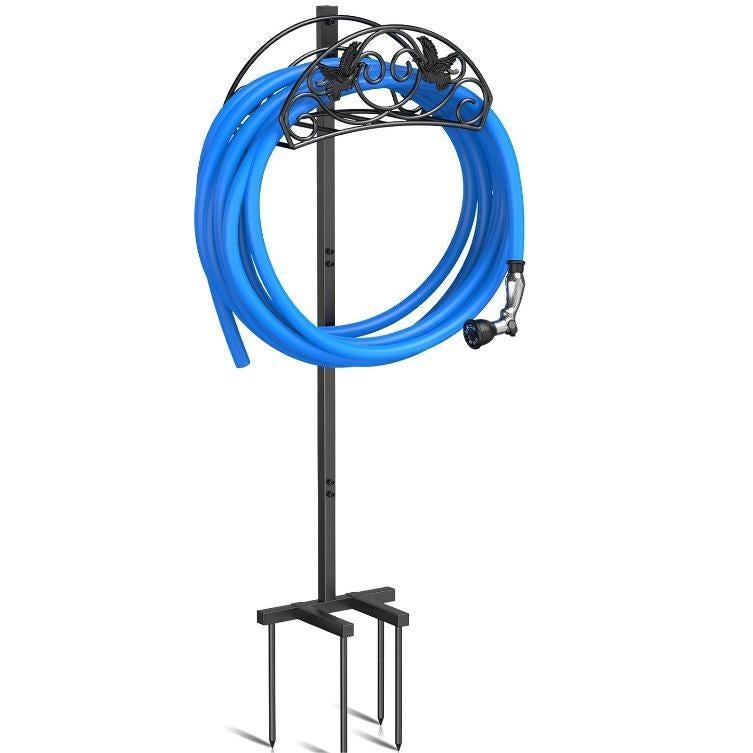 Support de Tuyau de Jardin de 109,5 cm, Support Stable pour Tuyau de ...