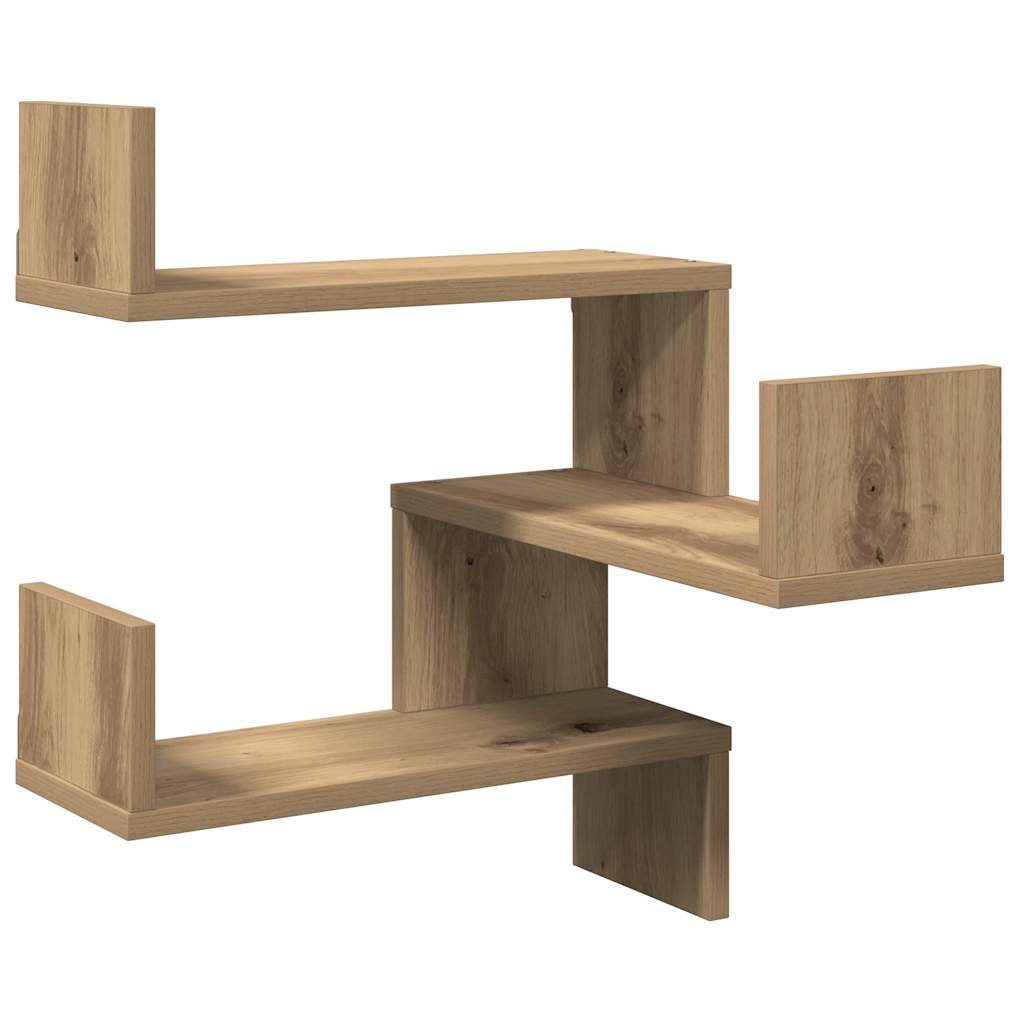 Estante pared | Estante flotante | Repisa de pared de esquina madera ...