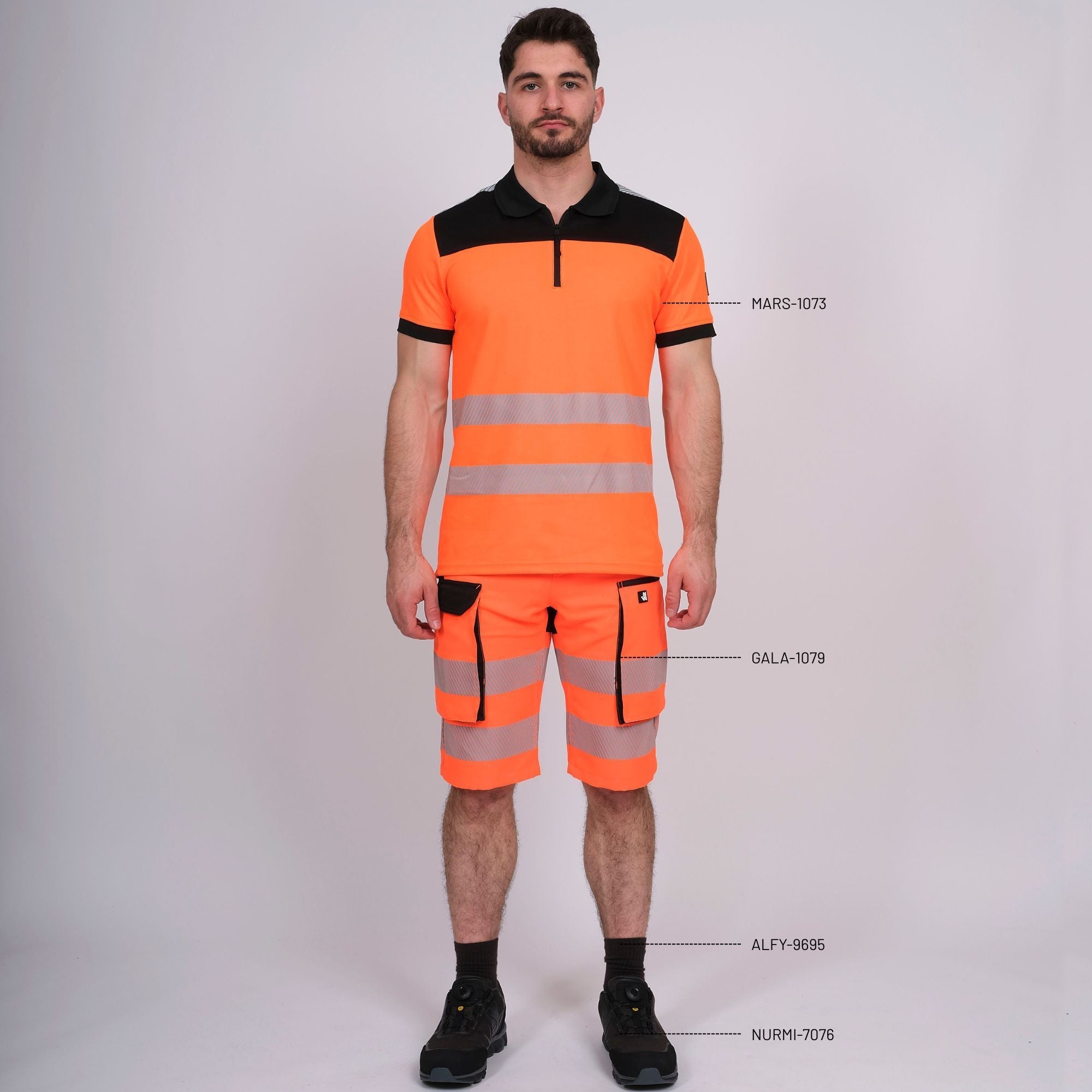 MARS - POLO DE TRAVAIL HAUTE VISIBILITÉ - 1073 Orange fluo L | Leroy Merlin