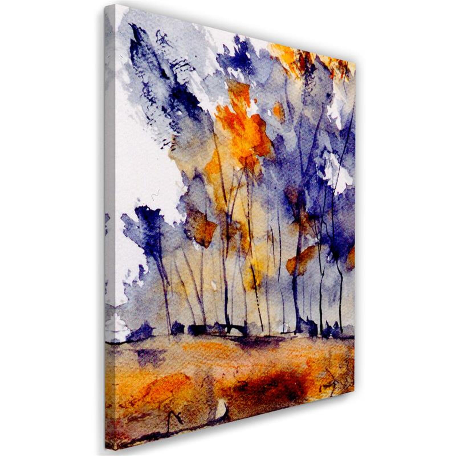 Tableau arbres abstraits - 60 x 90 cm | Leroy Merlin