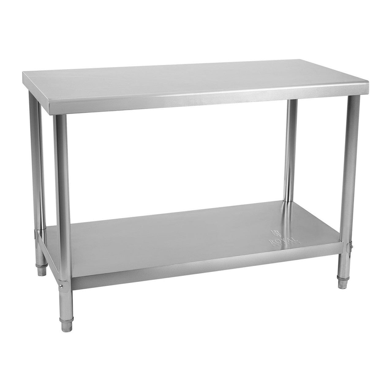 Table de travail cuisine professionnelle acier inox 100 x 60 cm 90 kg ...