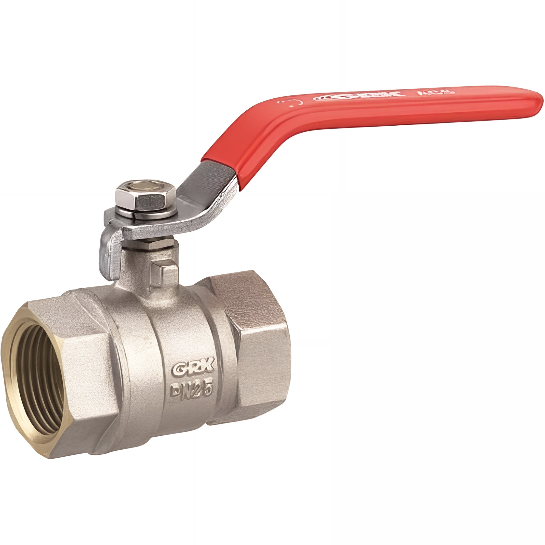 Válvula de cierre con doble bola hembra 1" diámetro 1/2" (15x21) mango ...