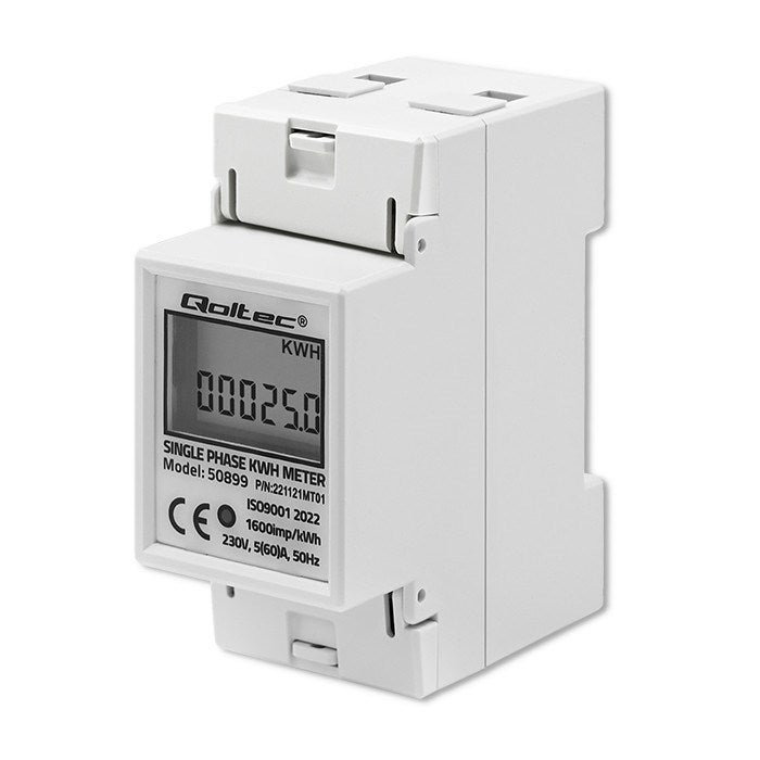 Qoltec 50899 Compteur électronique de consommation d'énergie monophasé ...