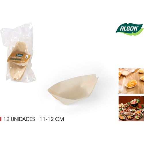 SET DE 12 BARQUILLAS MADERA 10CM | ALGON | Leroy Merlin