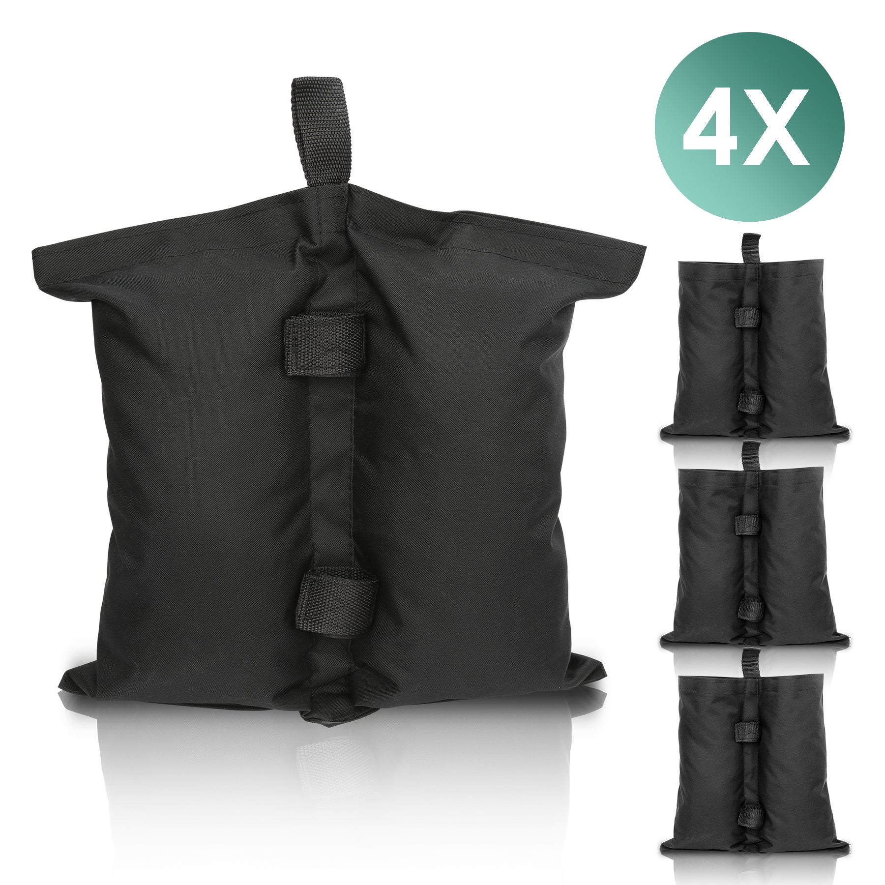 4 pabellones de sacos de arena y bases para carpas para fiestas, peso ...