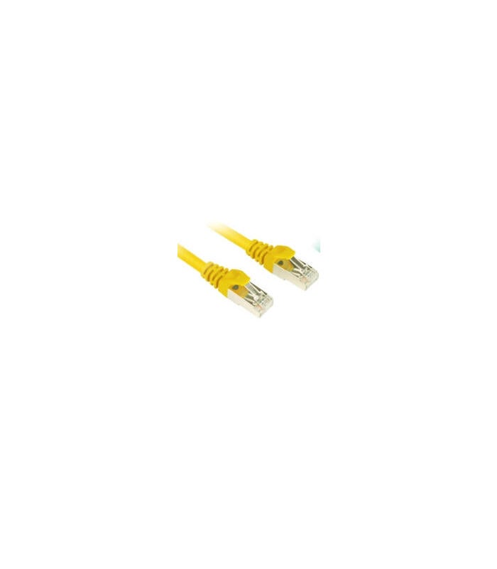 C ble r seau Sharkoon 1m cat.6 s/ftp cat6 s/ftp (s-stp) jaune | Leroy Merlin