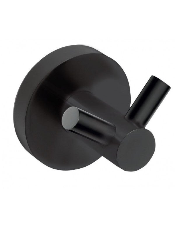Patère noire double murale DARK 5,5cm x 5,5cm x 5cm | Leroy Merlin