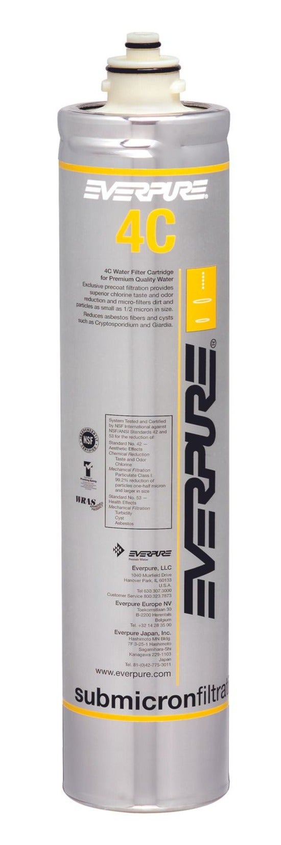 Filtre a eau, cartouche filtrante - Everpure 4C pour boissons froides ...