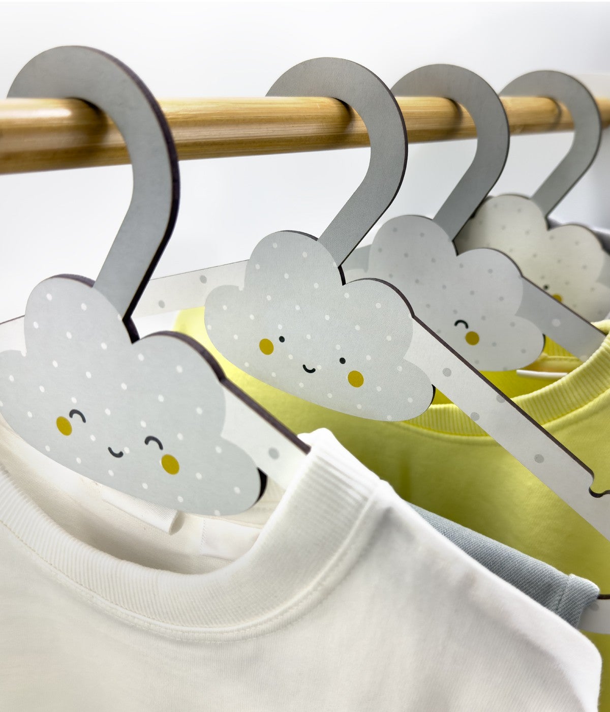 Cintres pour enfants Baby Dreams Nuage gris pack de 8 pcs. (2 x modèle ...