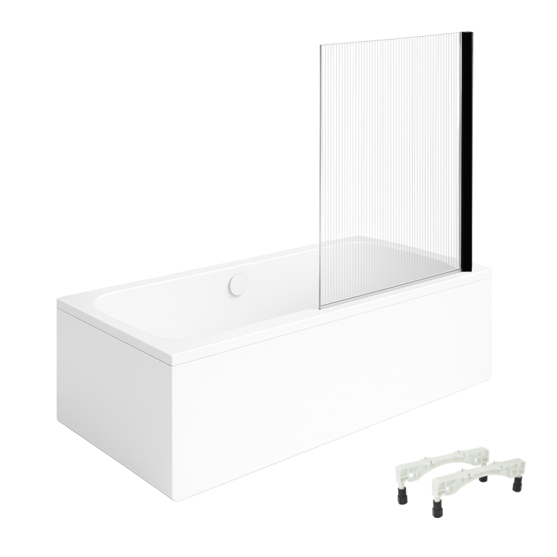 Bañera recta VILLEROY & BOCH Architectura con patas 170 x 75 cm Blanca ...