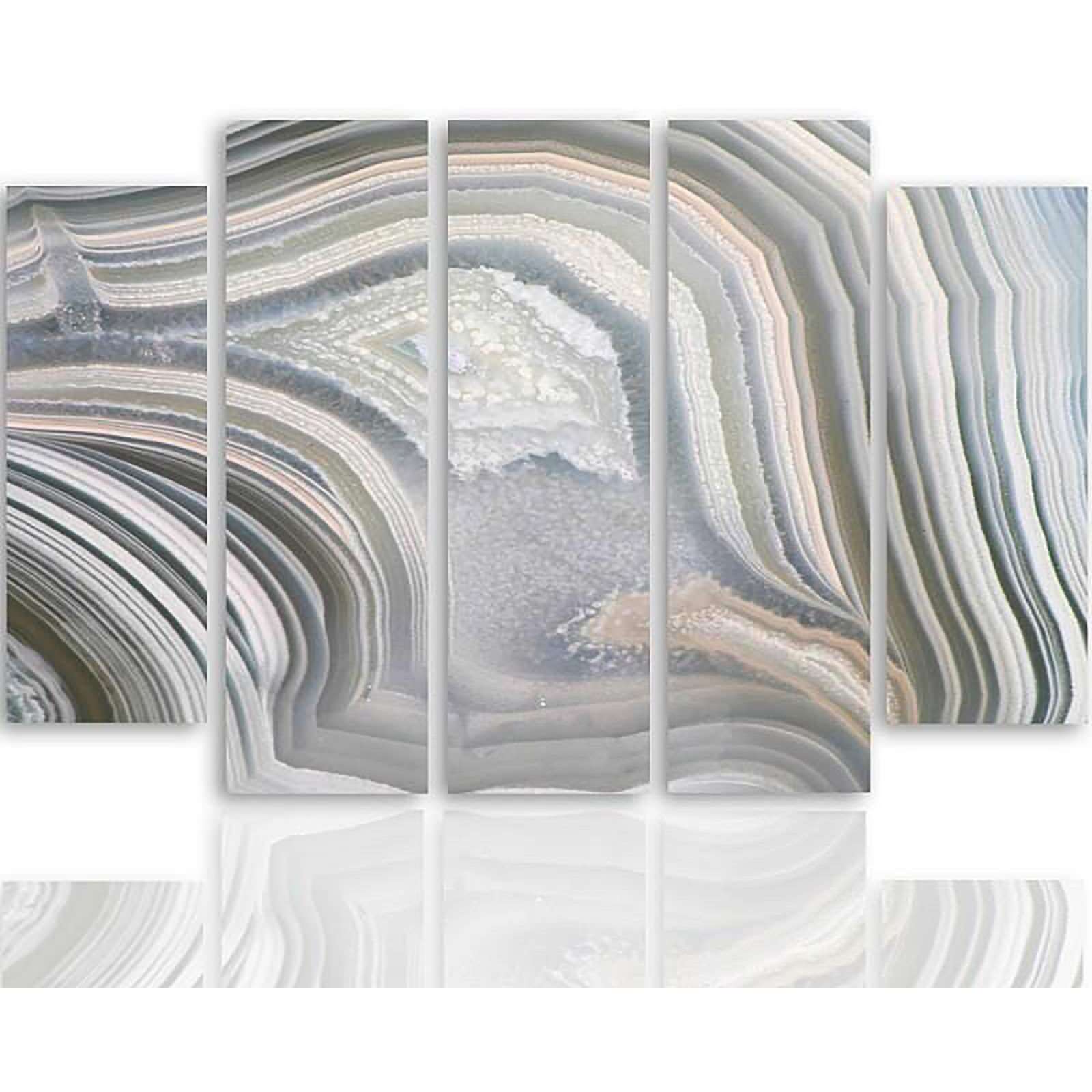 Tableau gris abstrait - 150 x 100 cm | Leroy Merlin