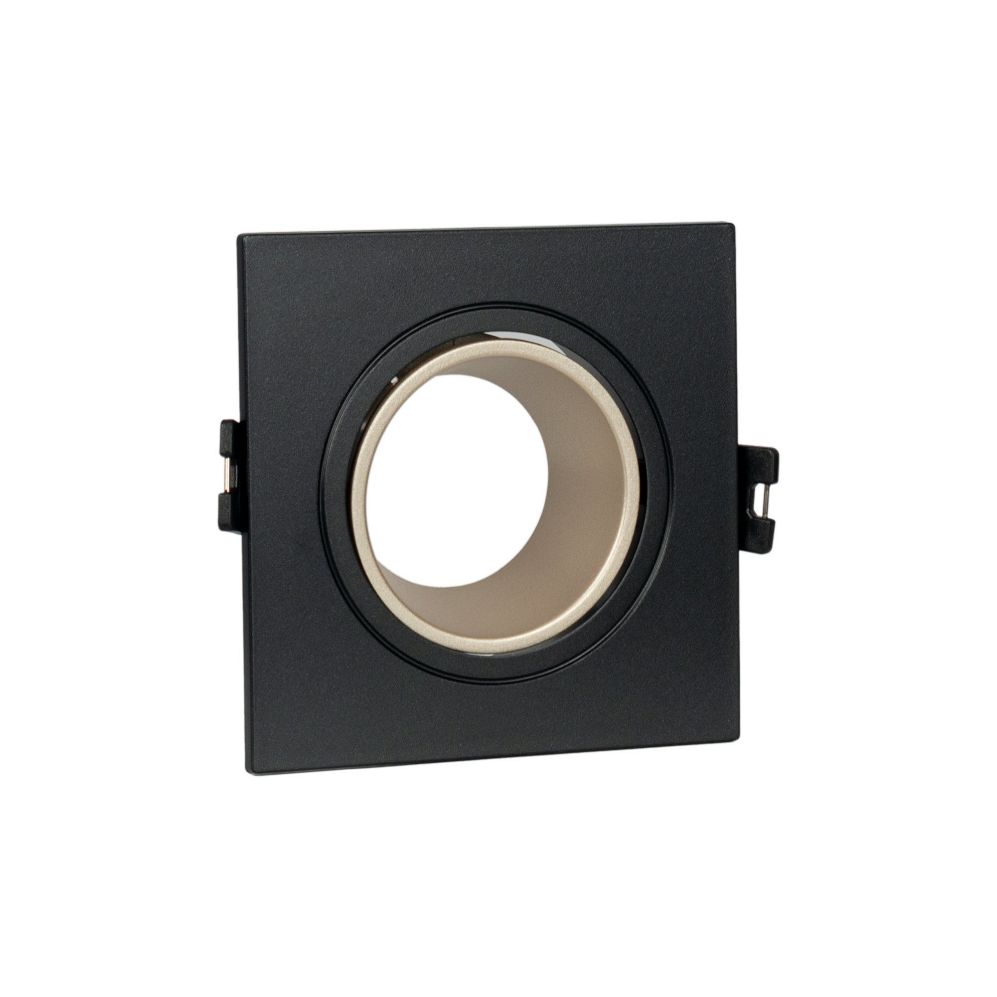 Collerette downlight carrée orientable GU10 / MR16 - Faible indice UGR ...