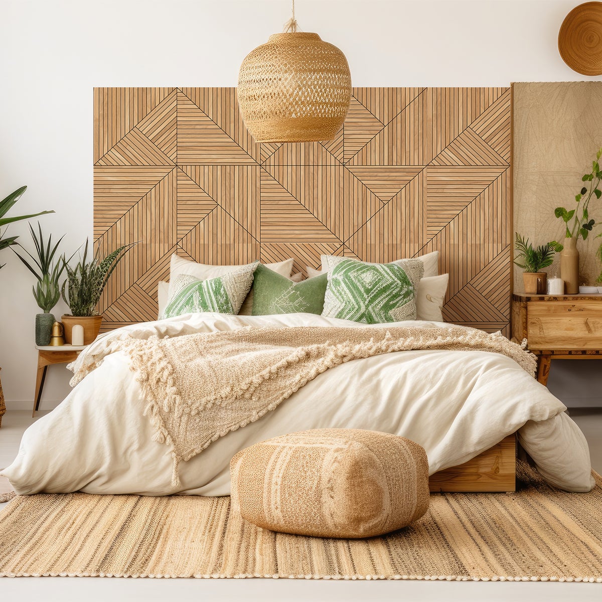 Rouleau revêtement adhésif vinyle au mètre - Sticker mural tête de lit ...