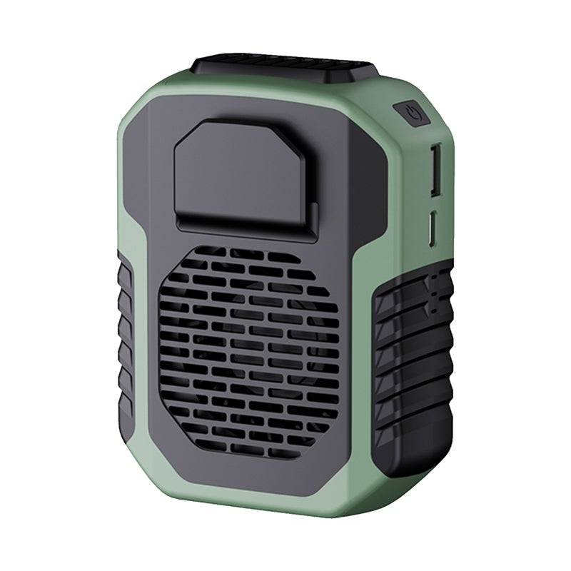 Ventilador portátil de cinturón con batería de 6000 mAh, 3 velocidades ...