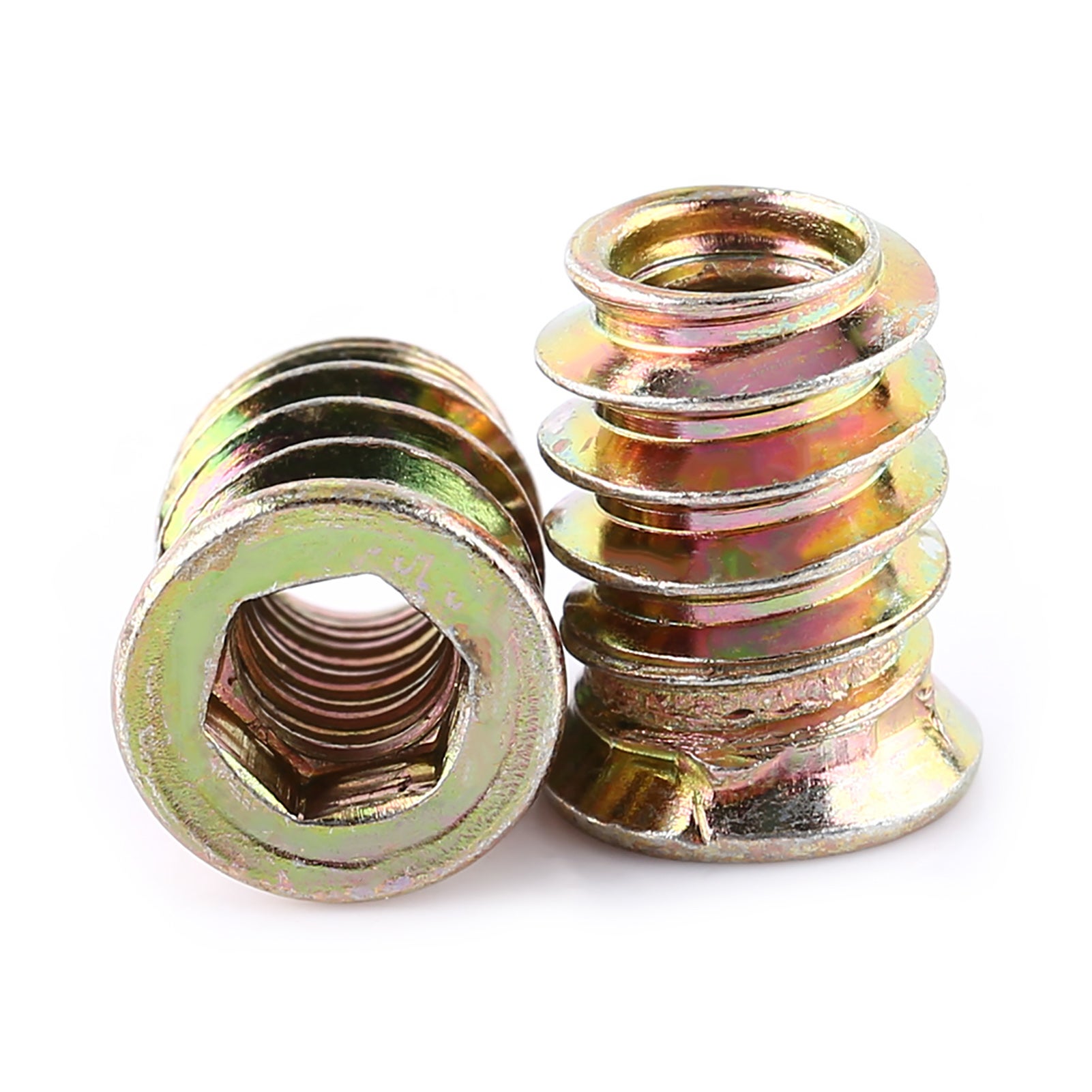 20 tuercas insertables hexagonales M6×15 mm – acero galvanizado ...