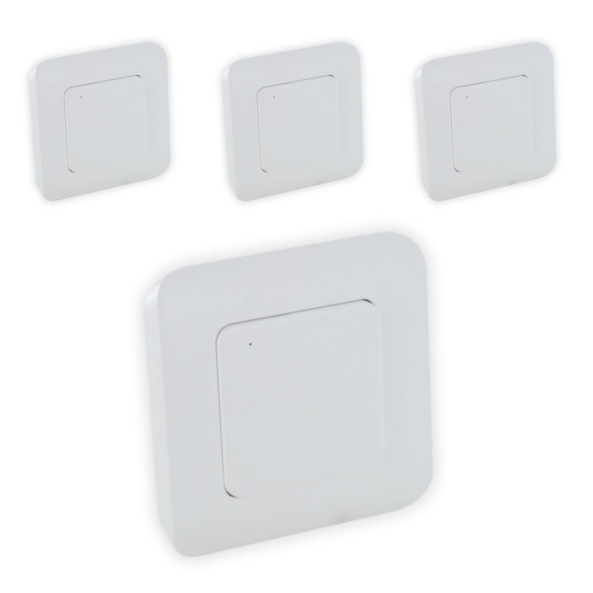 Lot de 4 interrupteurs sans fil simple DiO On/Off - IP20 - 50m de ...