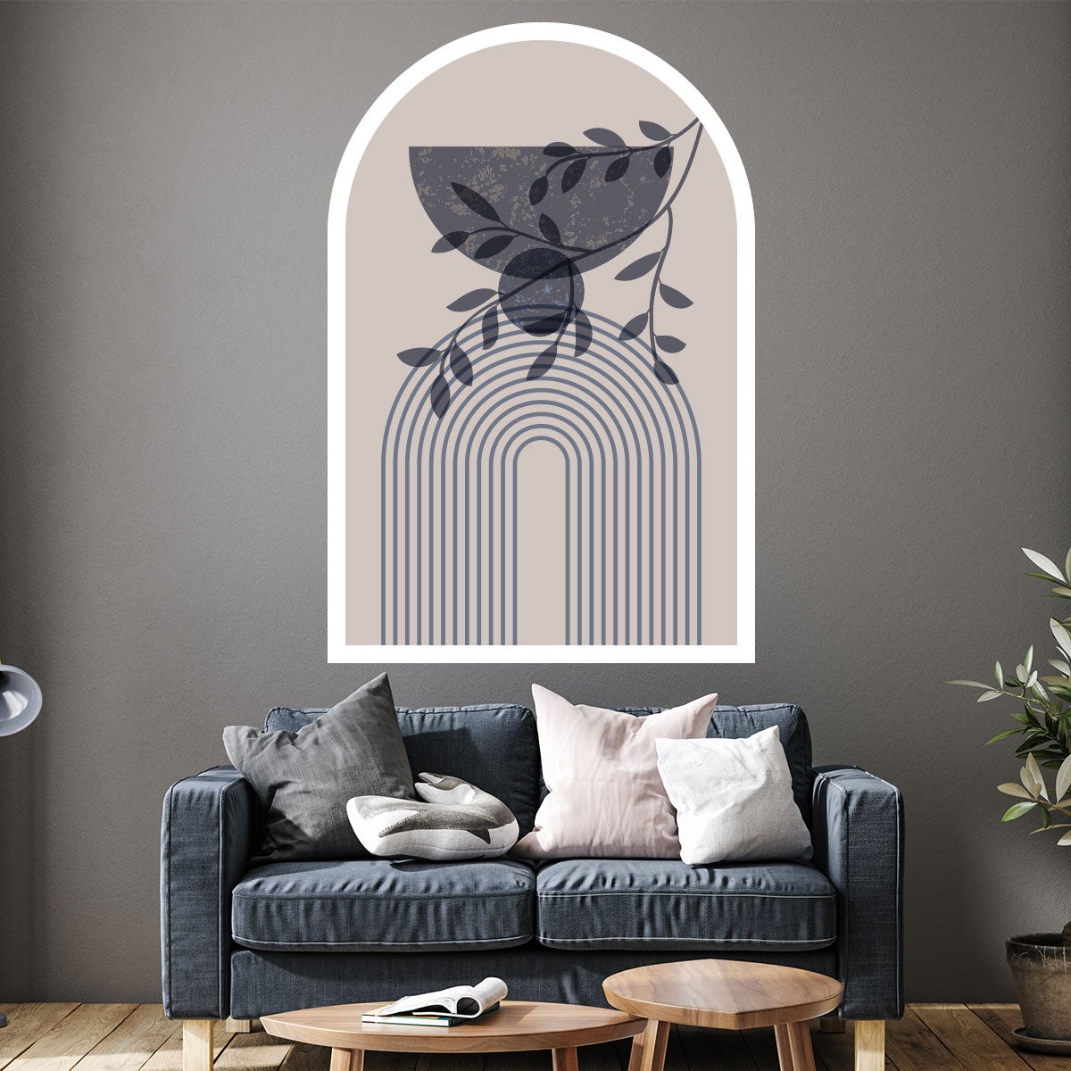 Carta da parati preincollata arca tra la terra e la luna - Sticker ...