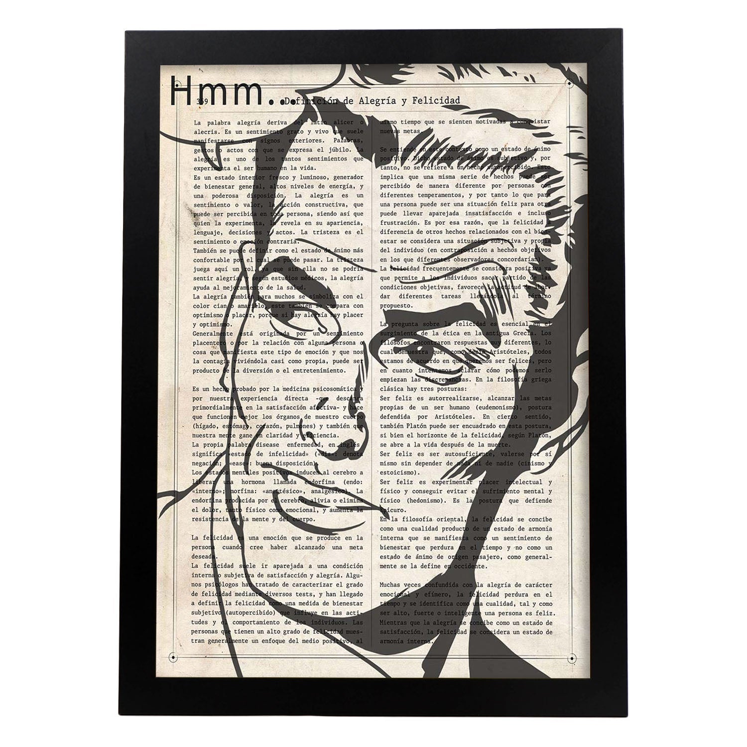 Pop Poster Art. Thinking Da Uomo. Disegni Colorati Con Arte A Tema Pop ...