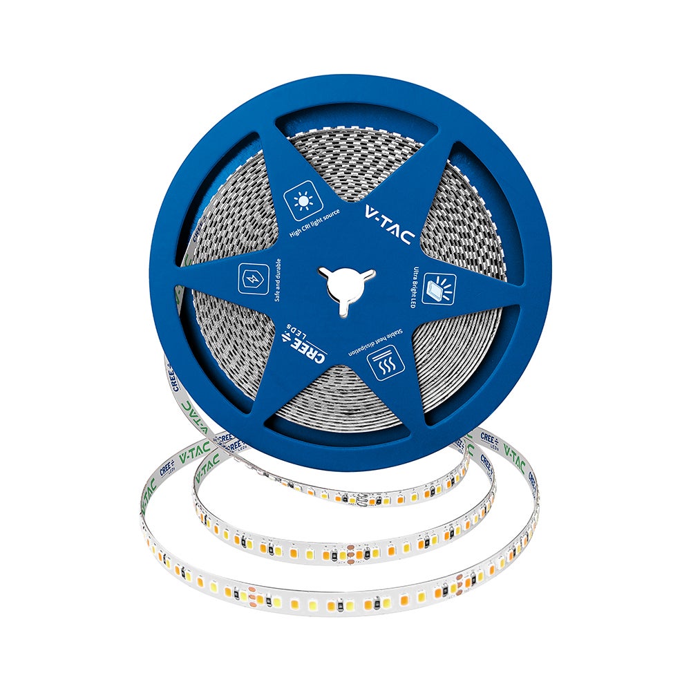 Ruban LED 15W CREE CHIP CCT Color Variable IP20 24V 8mm Doble PCB 10m ...