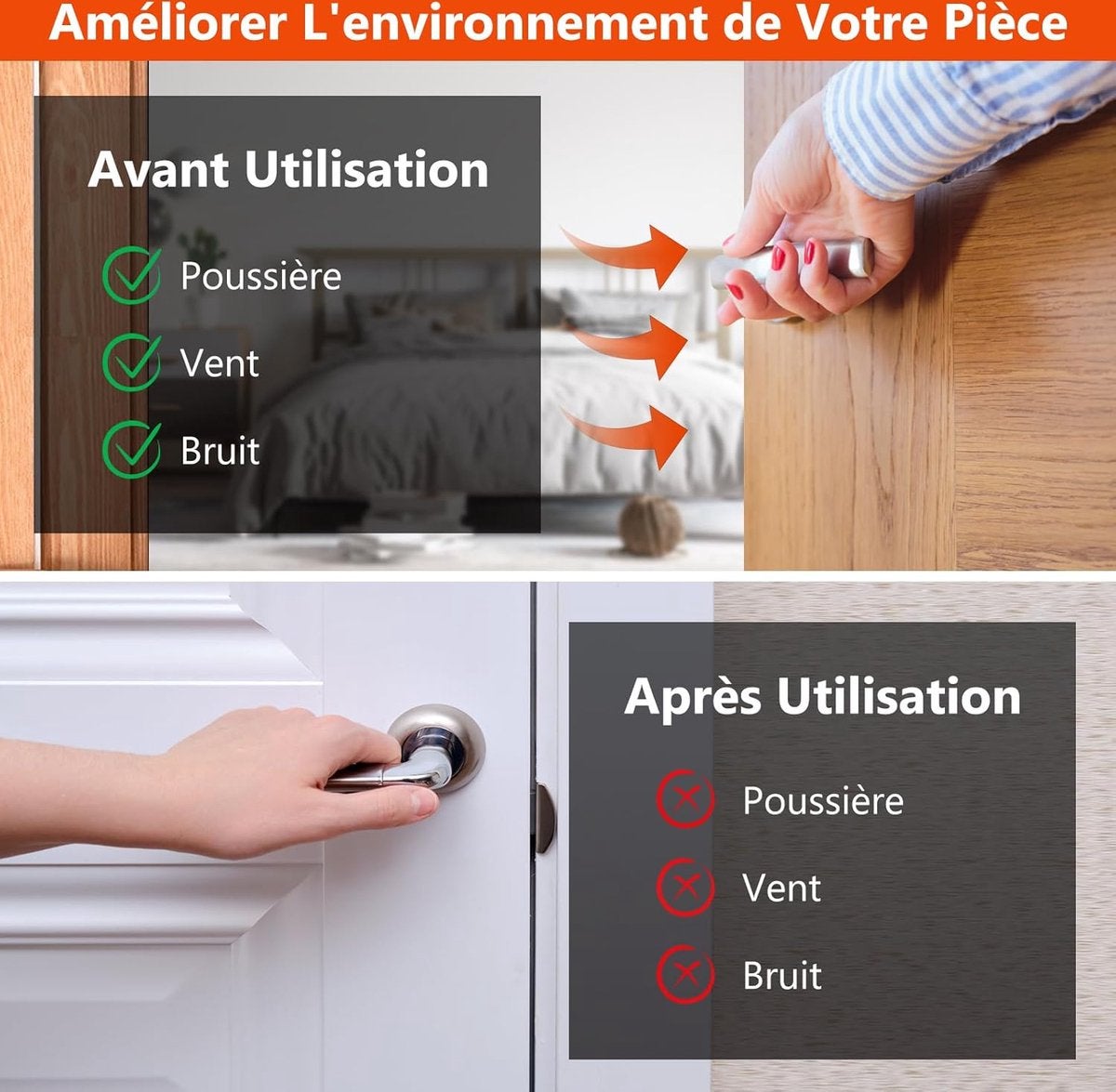 Joint de porte et fenêtre 6 m,Remplacement de l'isolation phonique ...