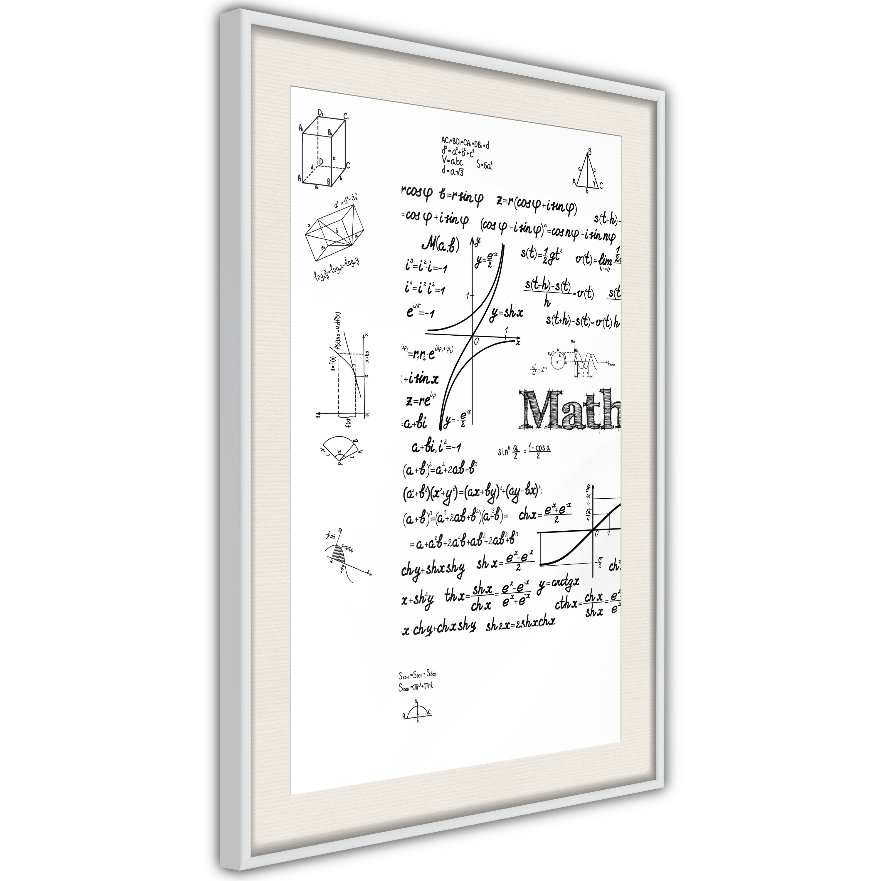 Poster et affiche - Math Formulas 30x45 cm | Leroy Merlin