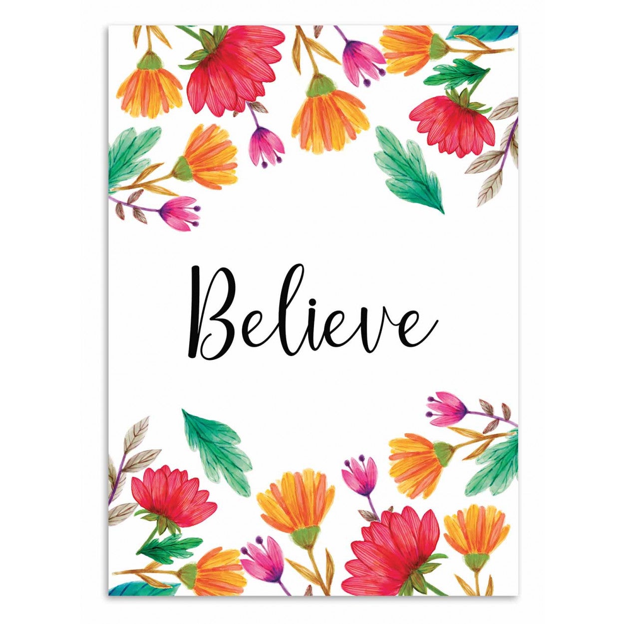 Art-Poster - Floral believe - Seven trees - 30 x 40 cm | Leroy Merlin
