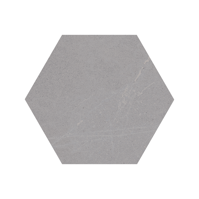 Carrelage sol / mur hexagonal effet pierre SEINE HEXAGONO GRIS (vendu ...