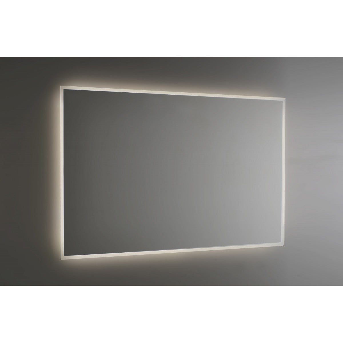 Specchio Retroilluminato Rettangolare 110x80 a Led da Parete da Bagno ...