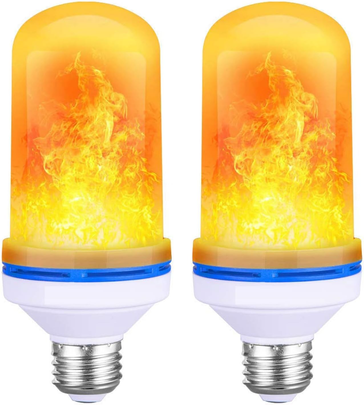 Bombilla de llama E27 5W LED Bombilla efecto llama, 4 colores llama ...