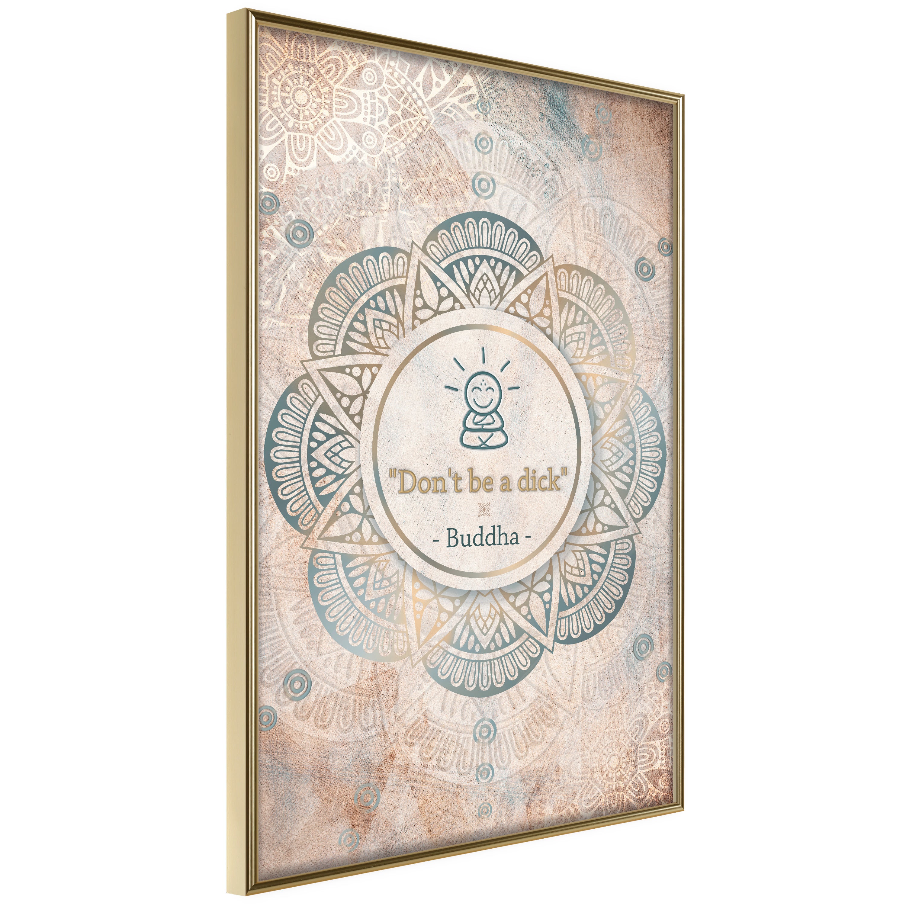 Poster et affiche - Buddha Is Right - 20x30 | Leroy Merlin