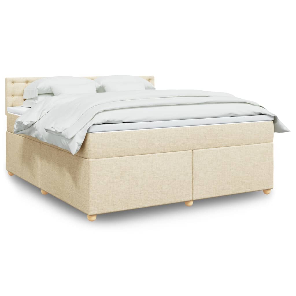 Rete a doghe con materasso Tessuto Crema 180x200 cm | Leroy Merlin