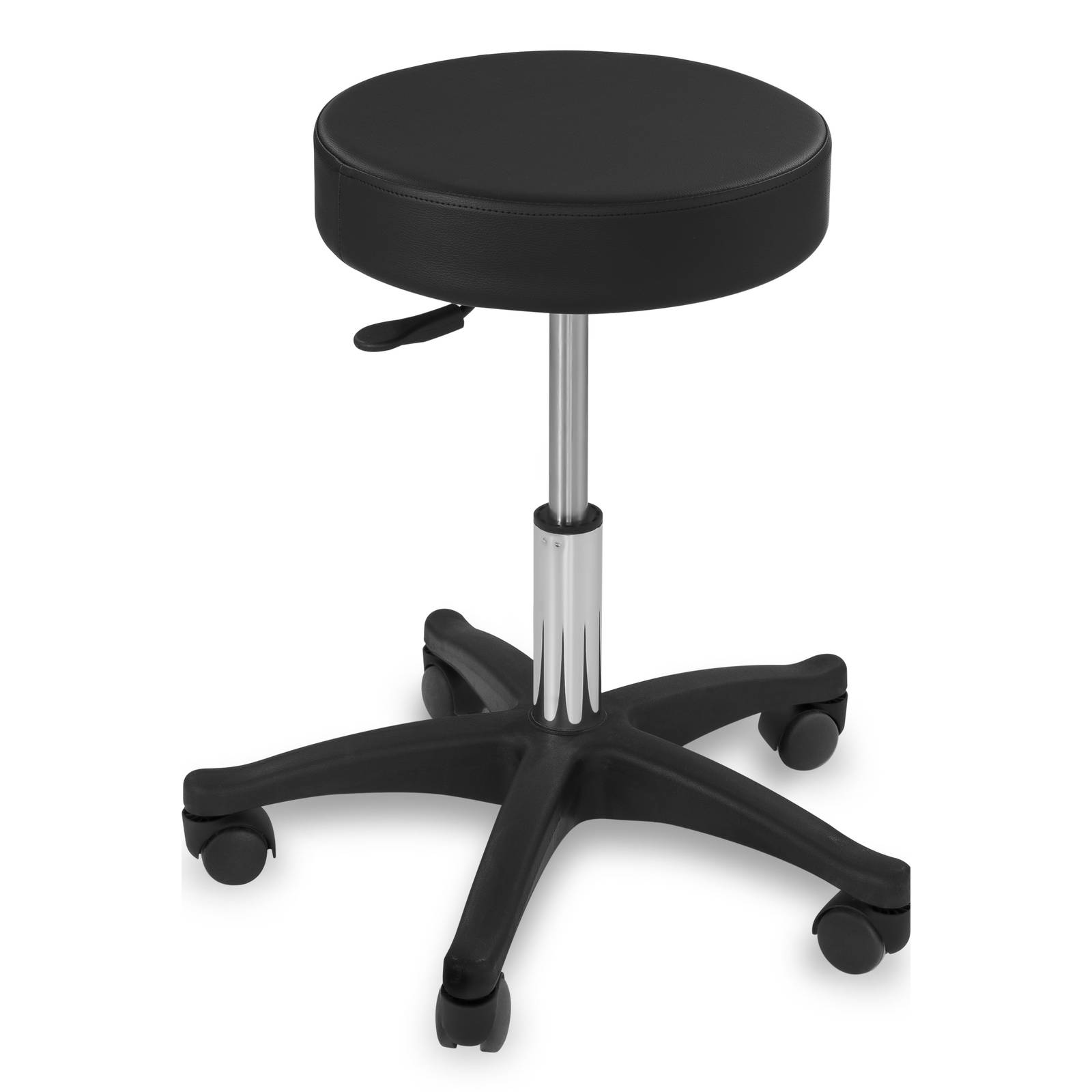 Taburete con ruedas Aversa - negro | Leroy Merlin