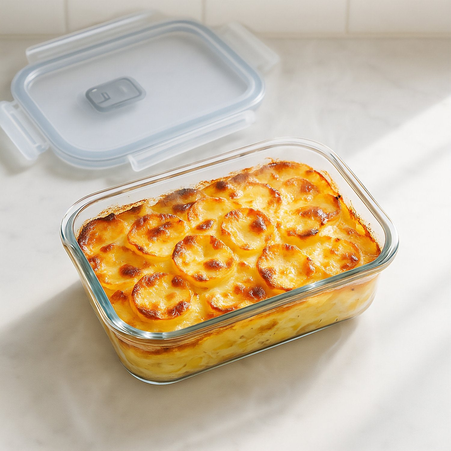 Recipientes de vidrio para almacenar alimentos con tapas herméticas ...