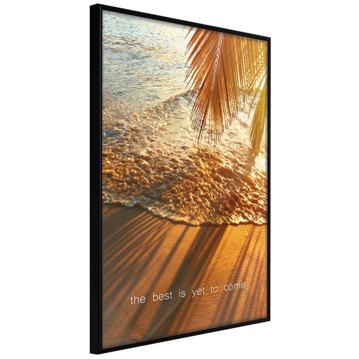 Affiche Murale Encadrée "Beach of Dreams" 40 x 60 cm Noir | Leroy Merlin