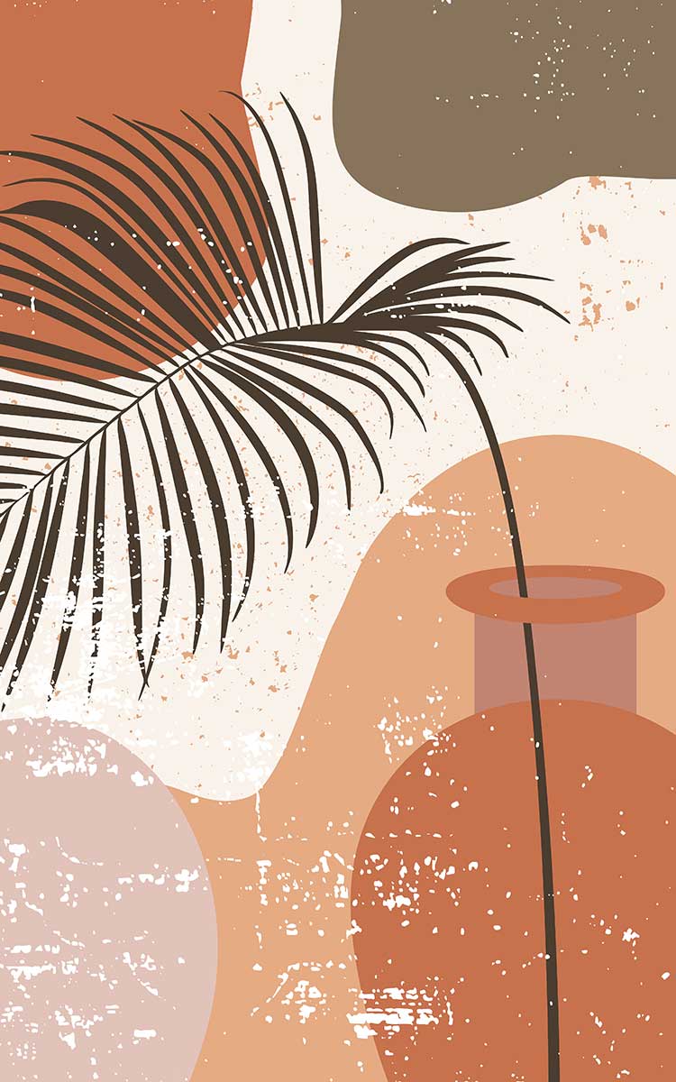 Tableau Art organique Terracotta - 50x80cm - made in France | Leroy Merlin