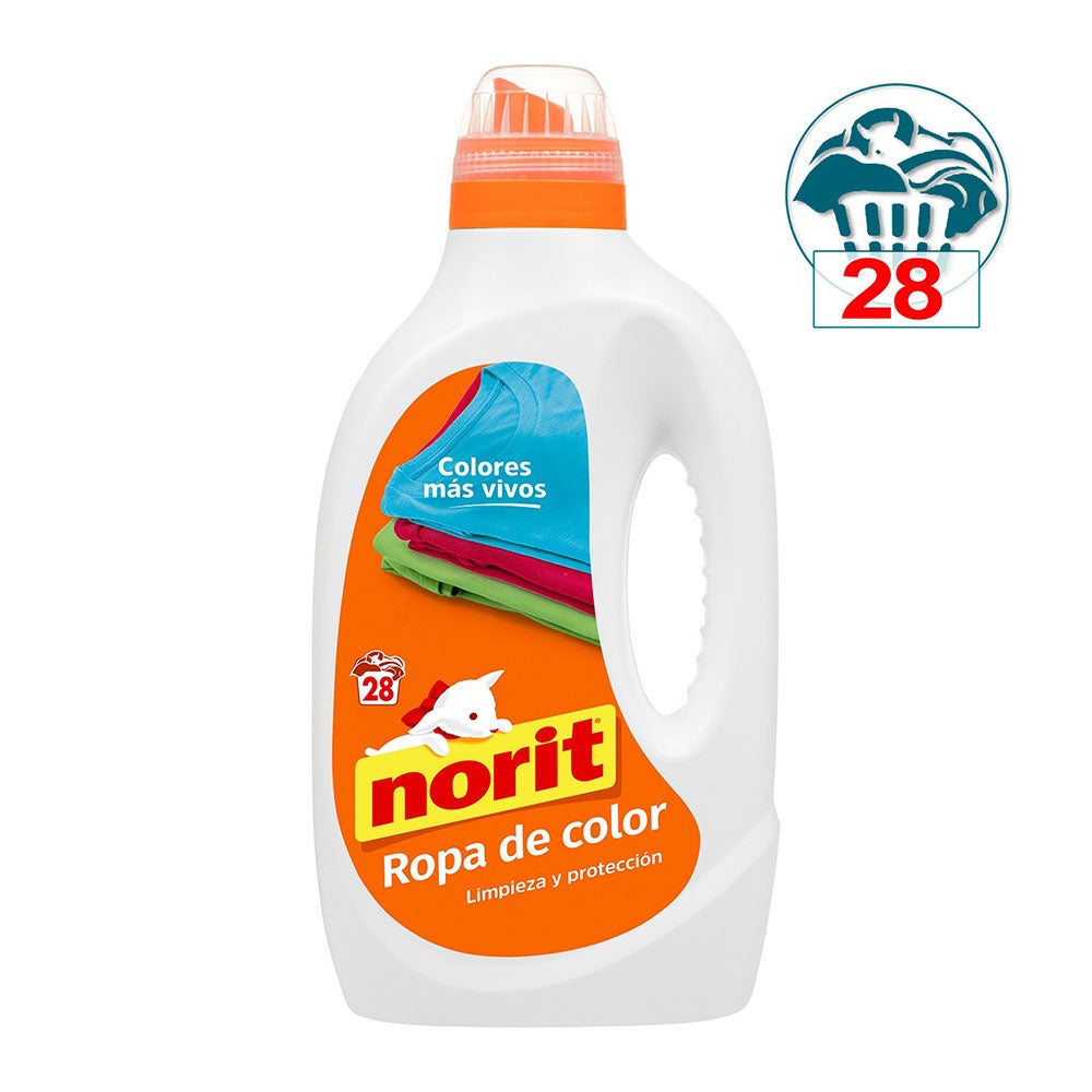 DETERGENTE DIARIO ROPA COLOR 1500 ML 28 LAVADOS | Leroy Merlin