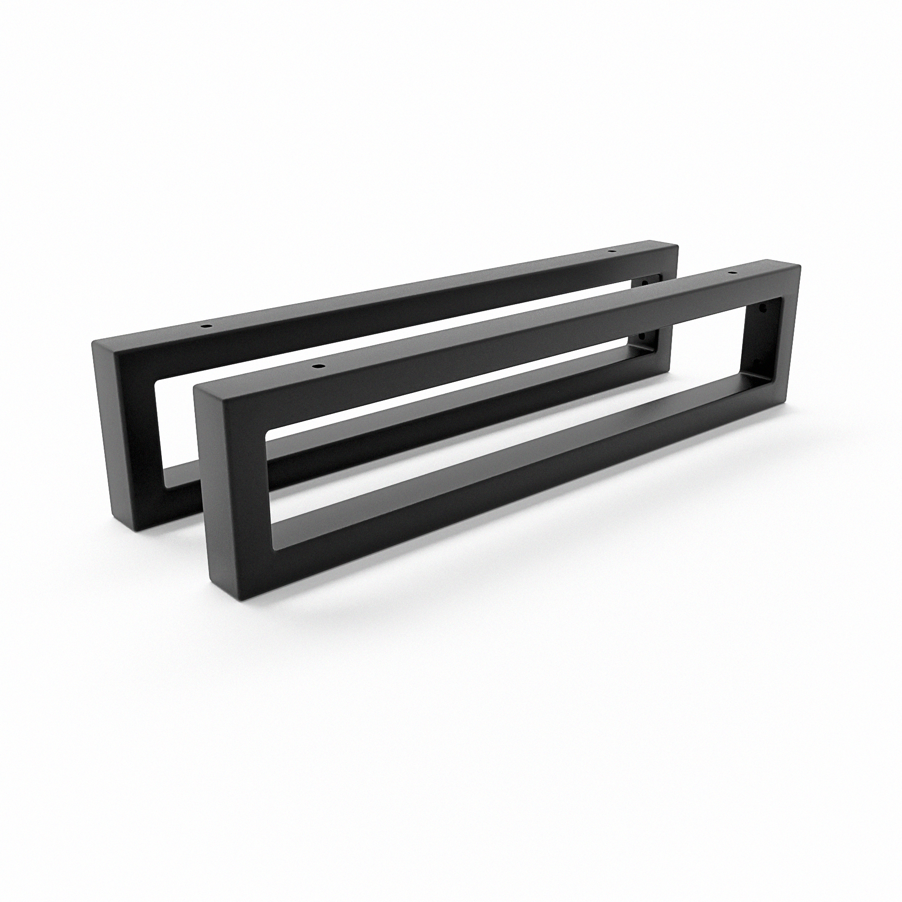 Support pour lavabo RHEIN - 10 cm de haut, 45 cm de profondeur, noir ...