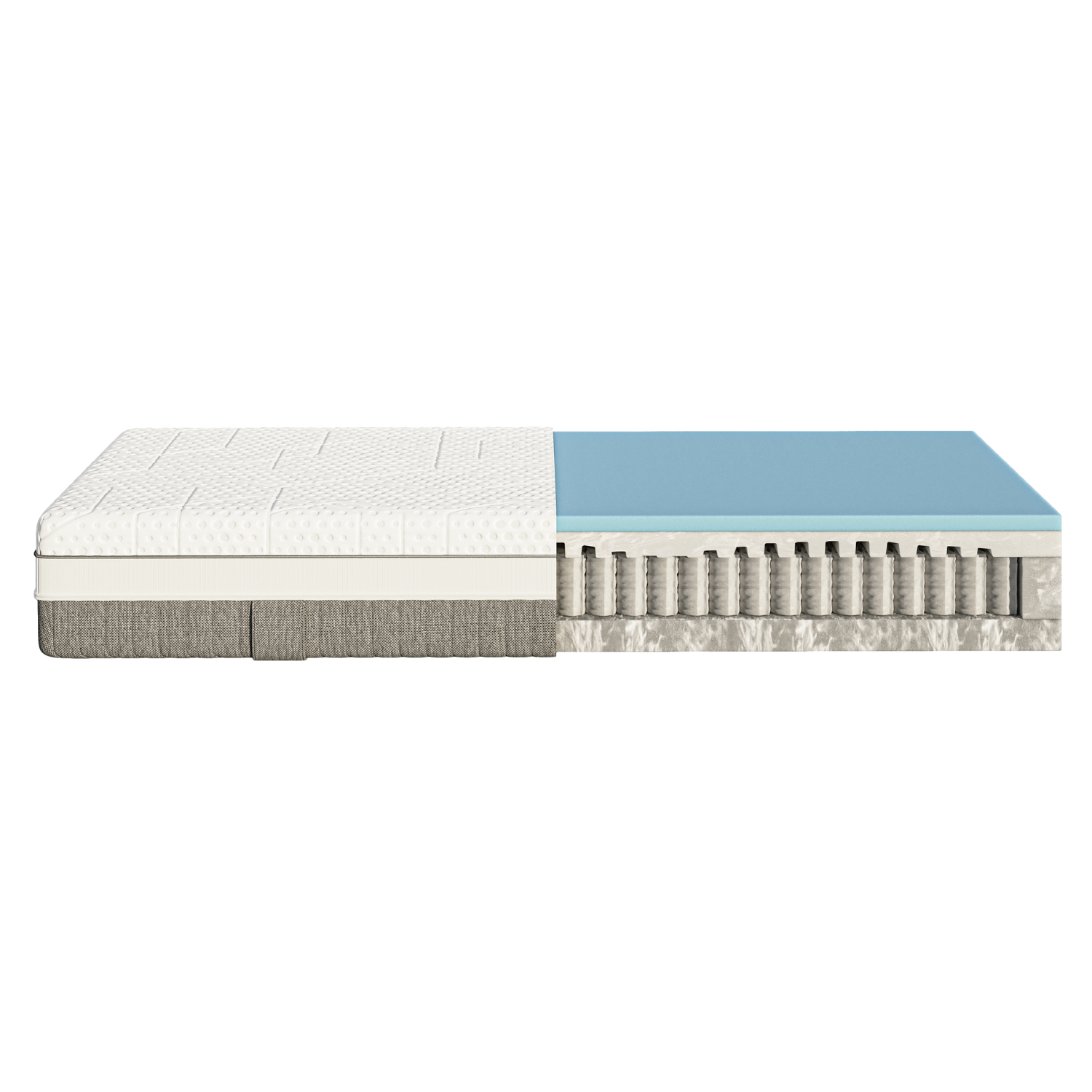 Emma | Matelas Fusion Fresh 140x200 cm | Dormeurs Sensibles | Réduit ...
