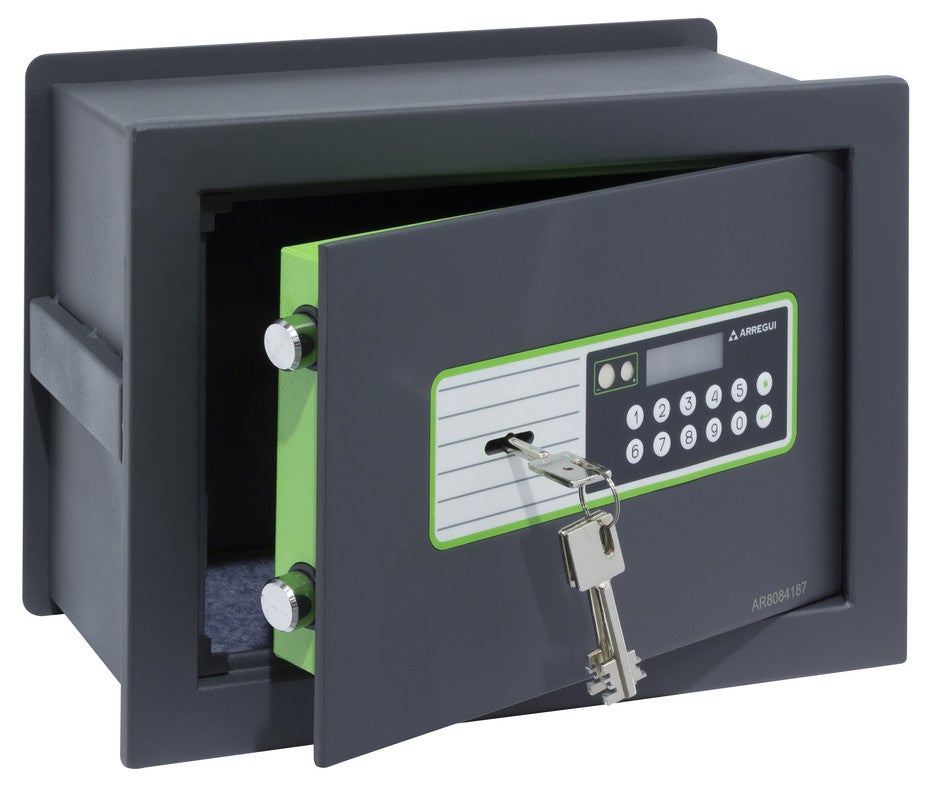 ARREGUI Supra 241020 Coffre-fort encastrable avec serrure à clé et à code | Coffre-fort double ...