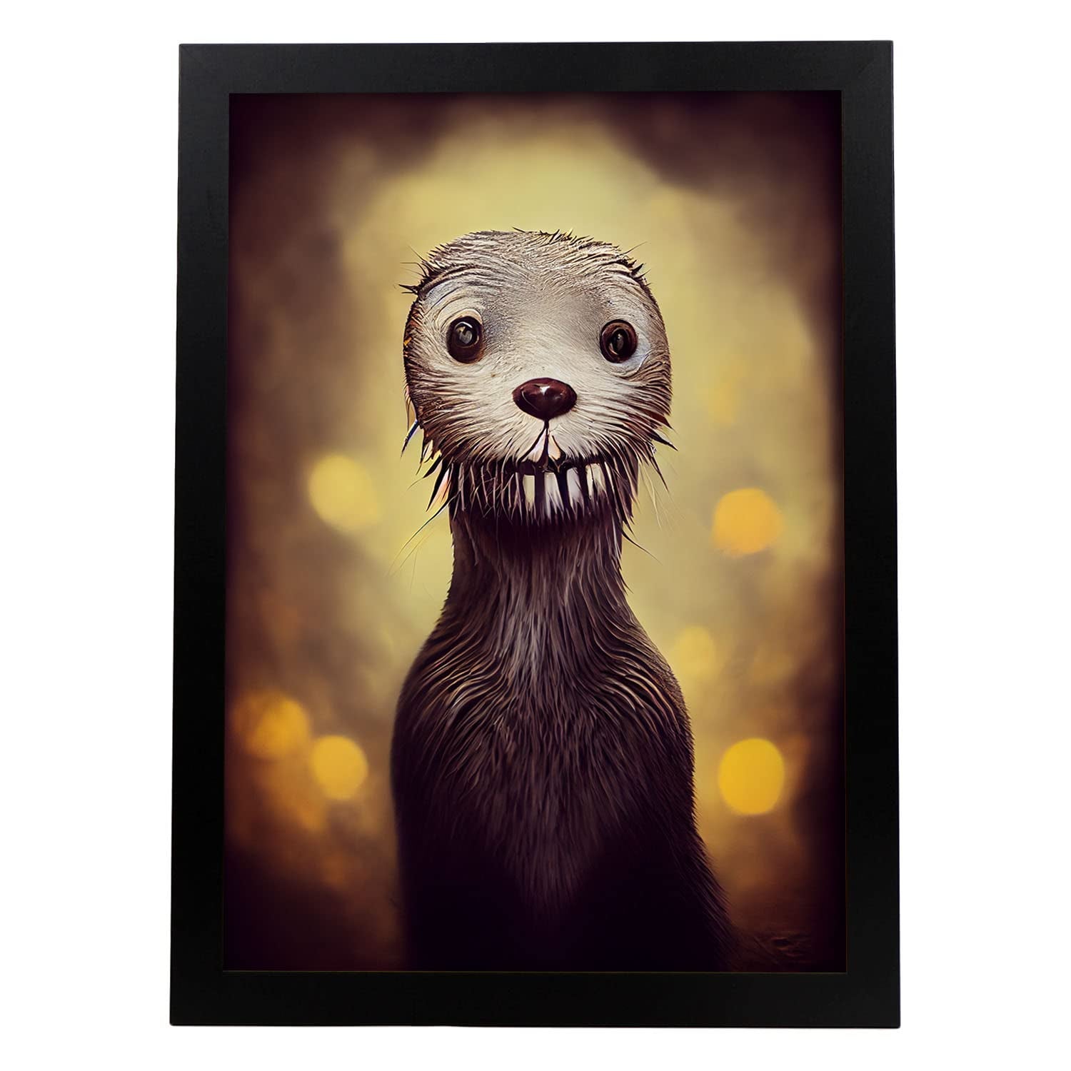 Nacnic Lámina Nutria Responsable Estilo T Burton Ilustraciones Y ...