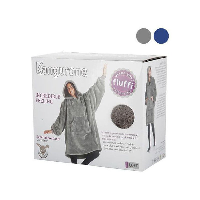 Coperta con Maniche Blu Kangurone Kanguru | Leroy Merlin