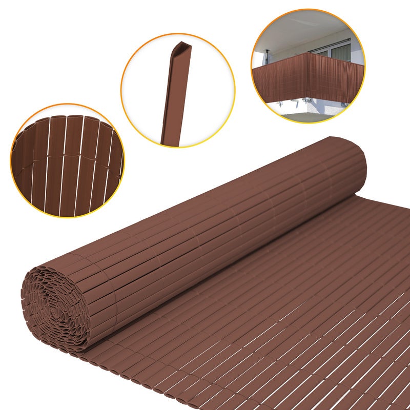 PVC canisse para jardín balcón terraza, Balcón valla cortavientos ...