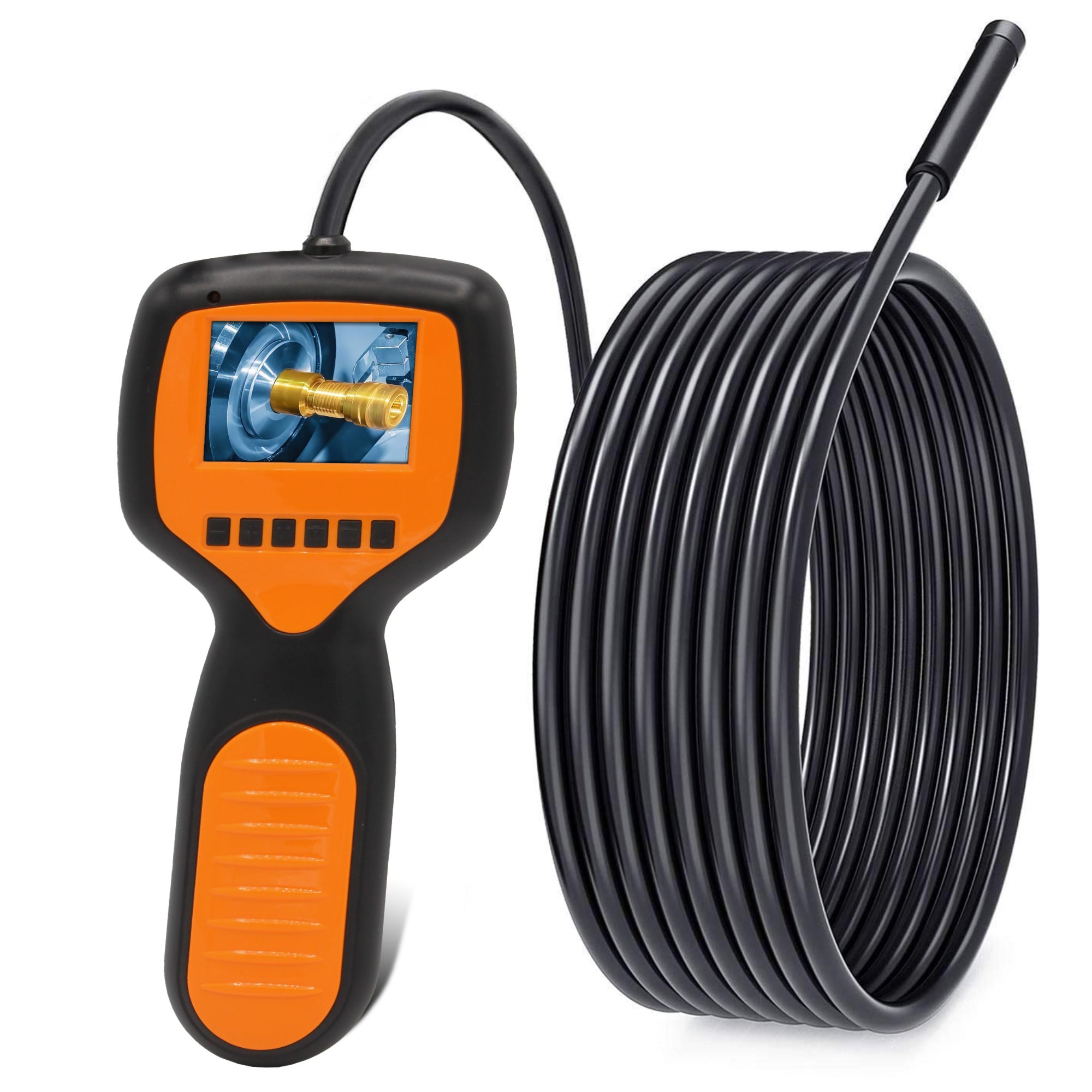 FISHTEC - Caméra endoscope 5m, Ø8mm, LCD 4,3" Full HD, 8 LED réglables ...