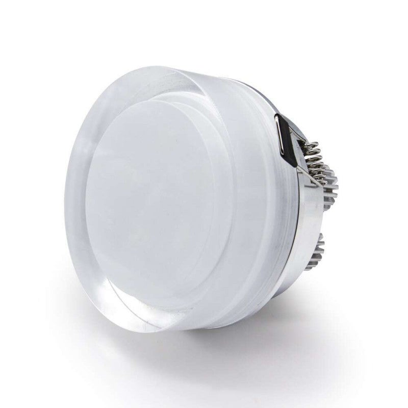 Recesado LED Spot 1W Cristal redondo - Azul | Leroy Merlin