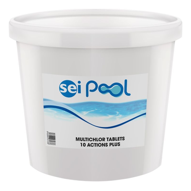 SEIPOOL MULTICHLOR TABLETS 10 ACTIONS PLUS – Cloro multiacción para ...