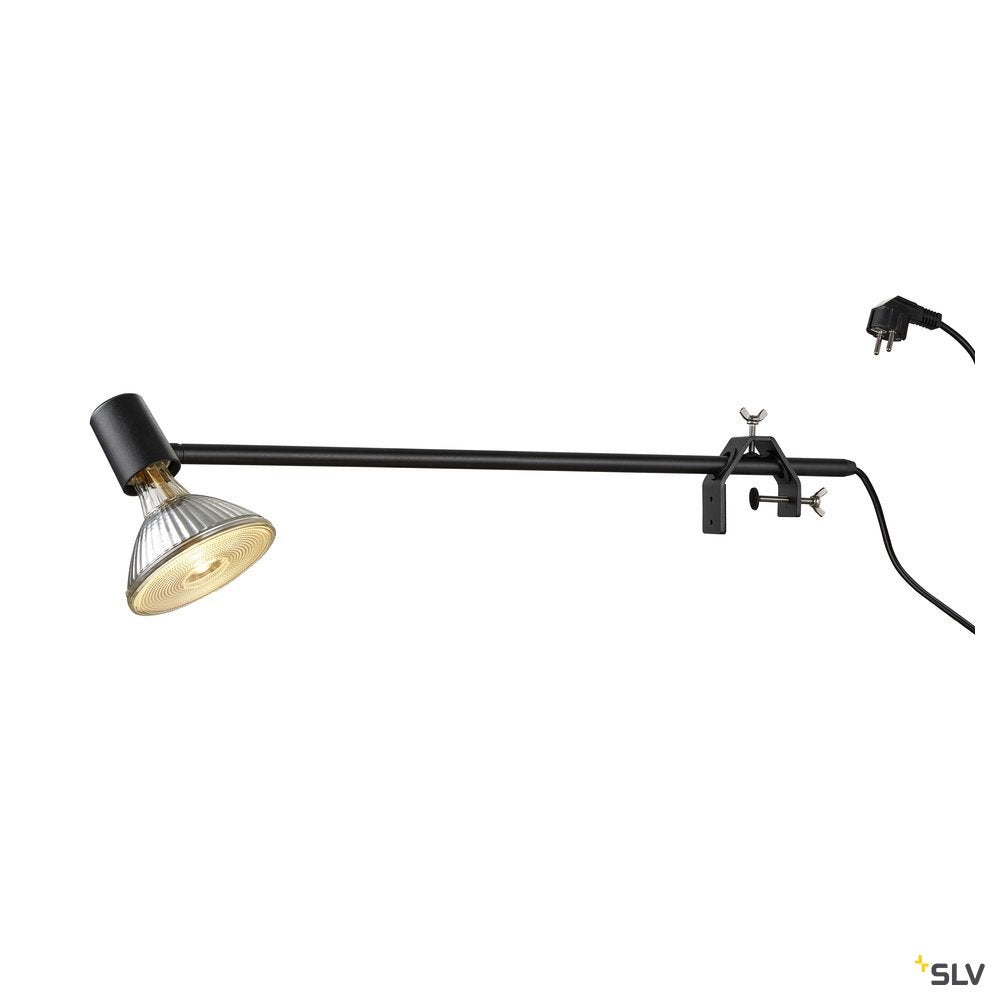 SPOT DISPLAY, spot sur tige intérieur, noir mat, E27/LED E27, 18,5W max ...