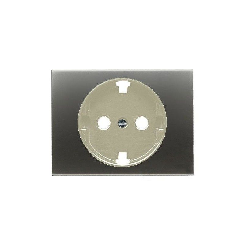 Fiche prise schuko STEEL PEARL NIESSEN Waves 8488 AP | Leroy Merlin