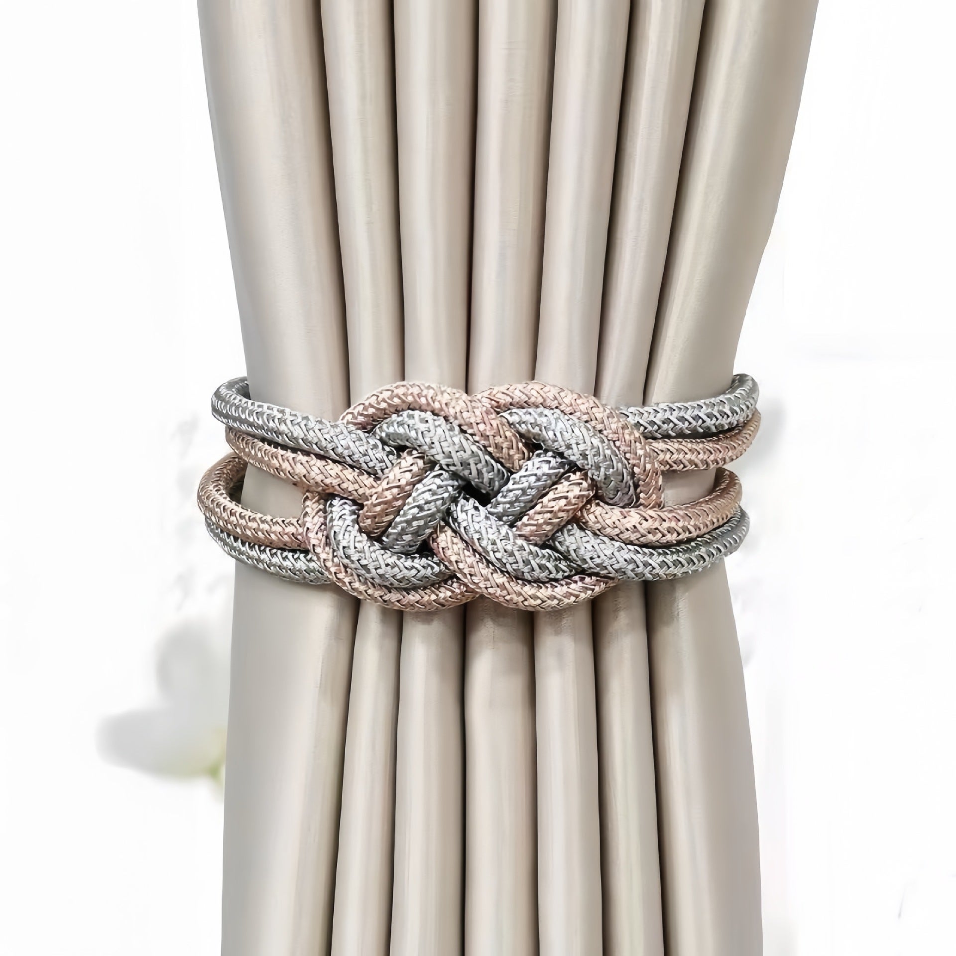 Paquet de 2 attaches de rideaux magnétiques, pinces à rideaux,Gris ...