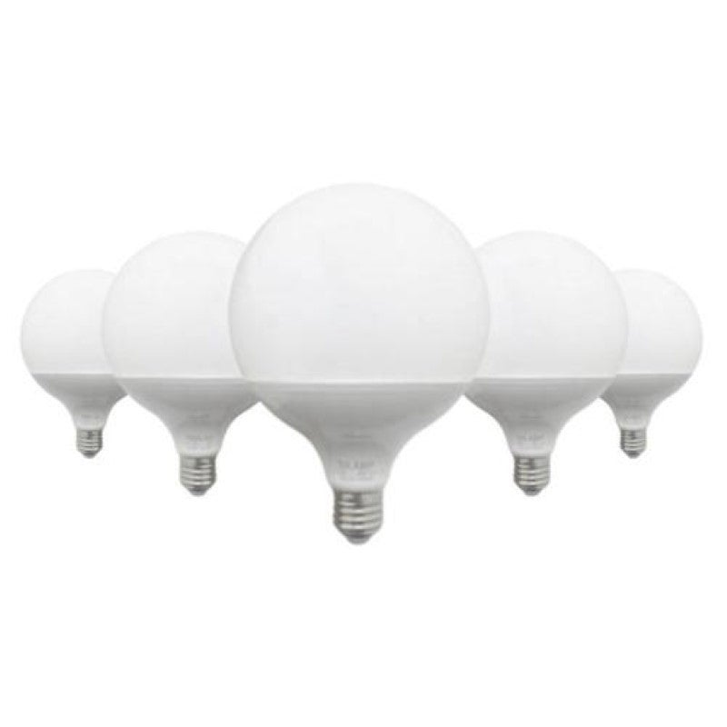 Bombilla LED E27 18W 220V G95 300° (Pack de 5) - Blanco Neutro 4000K ...