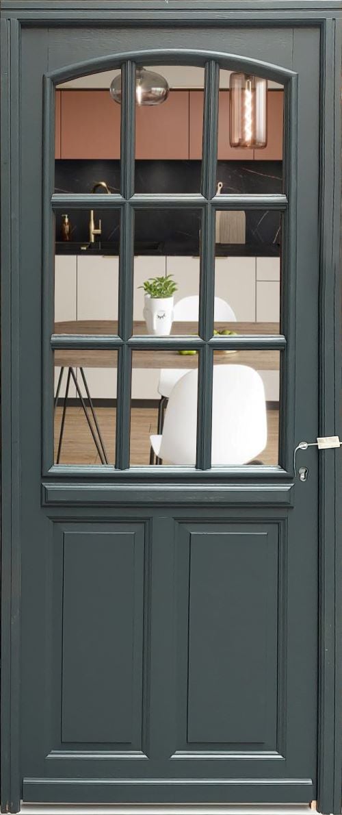 Puerta de Entrada de Madera Exo Modelo 'alexa' 215X80 Zurda sin manilla ...